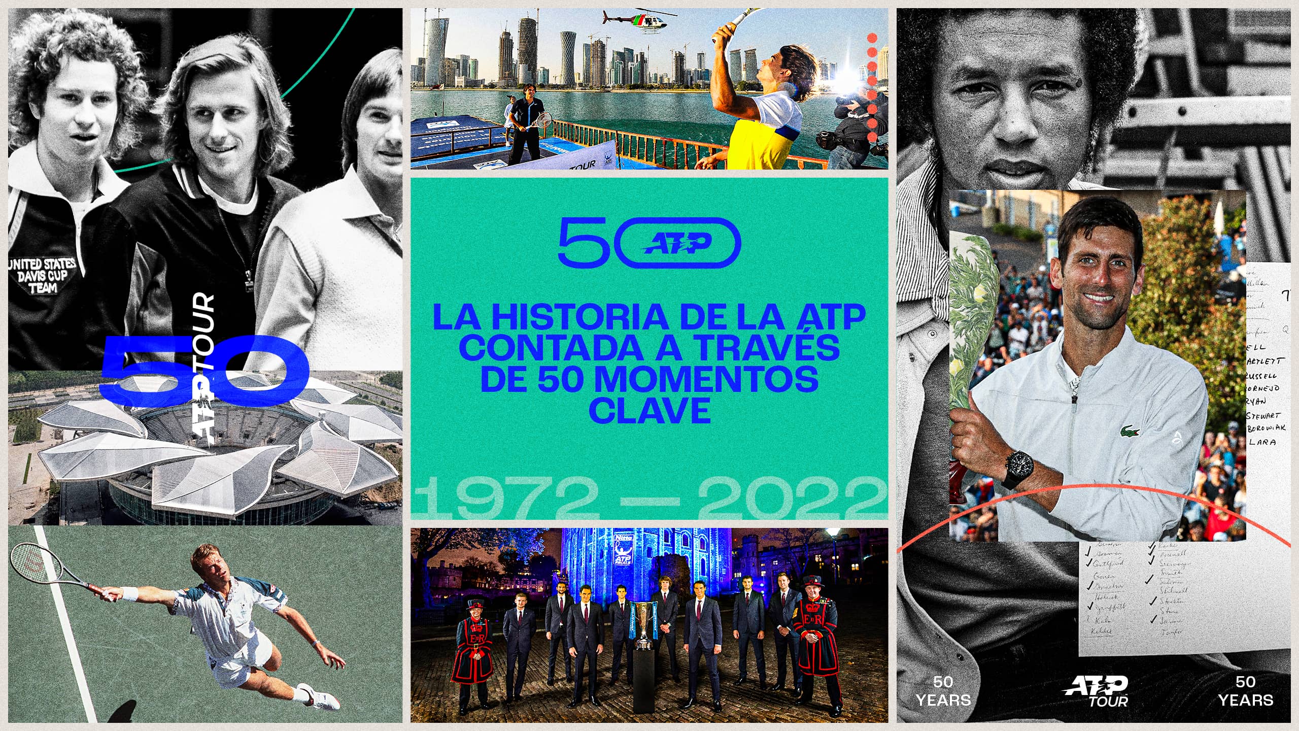 50 Momentos Clave En La Historia ATP | ATP Tour | Tennis