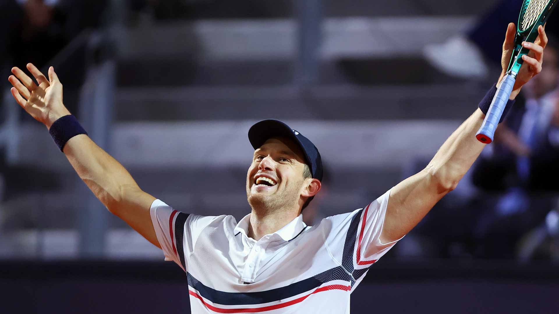 Nicolas Jarry beats Stefanos Tsitsipas in Rome QFs | ATP Tour | Tennis