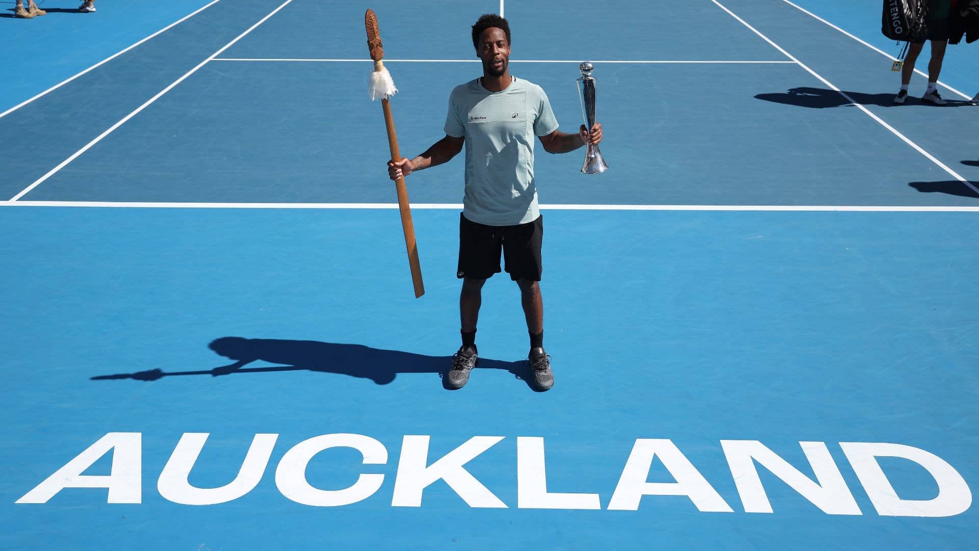 Gael Monfils hace historia y se corona campeón en Auckland | ATP Tour | Tennis