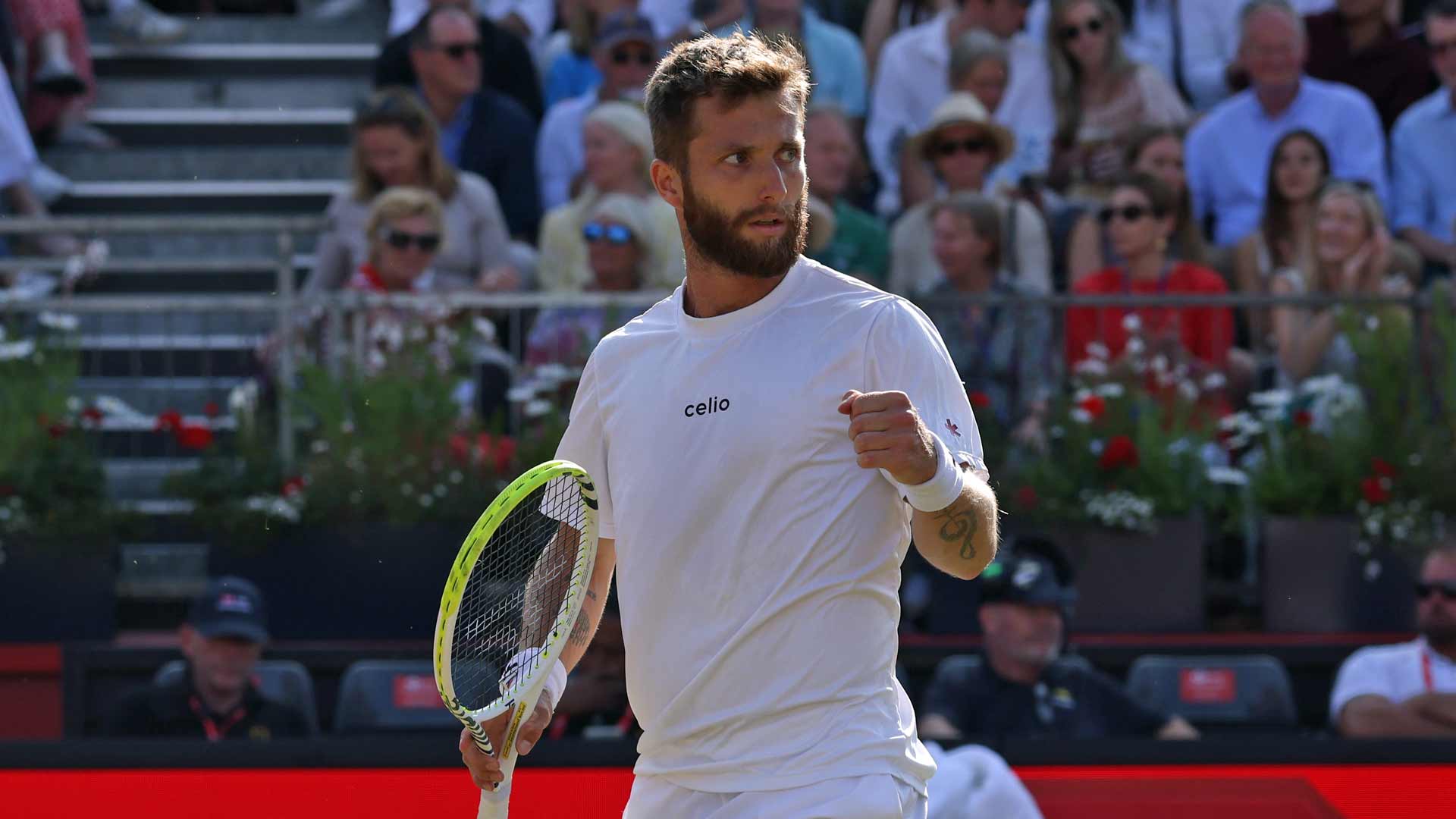 Corentin Moutet saves MP, stuns Taylor Fritz at Queen's Club | ATP Tour | Tennis